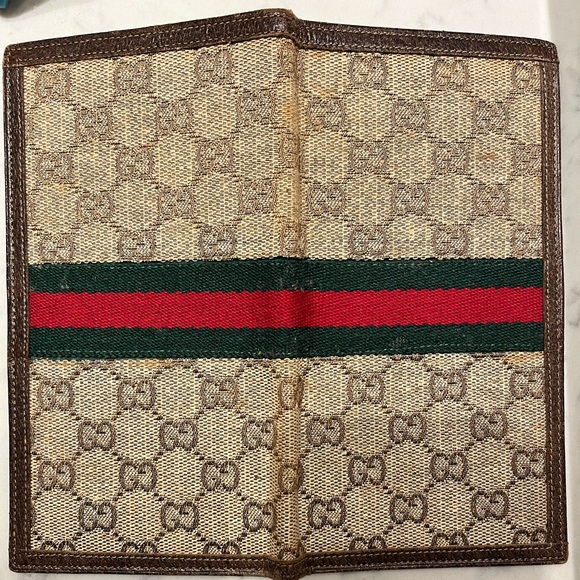 Gucci | Bags | 95s Vintage Gucci Long Bills Wallet | Poshmark